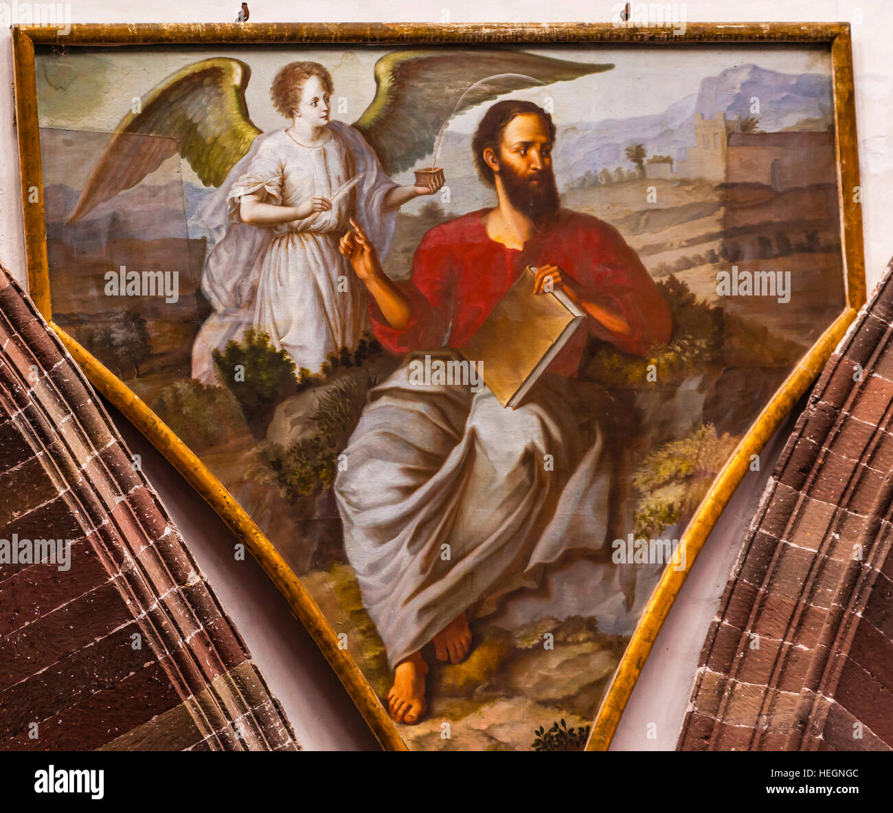 Heiliger Matthew und Der Engel Stockfotos und -bilder Kaufen - Alamy