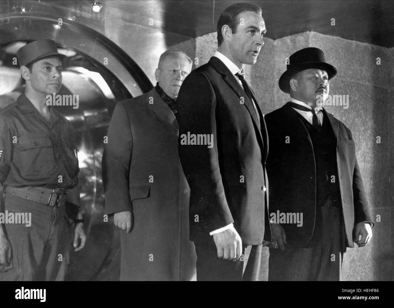GERT FRÖBE, SEAN CONNERY, HAROLD SAKATA, Goldfinger, 1964 ...