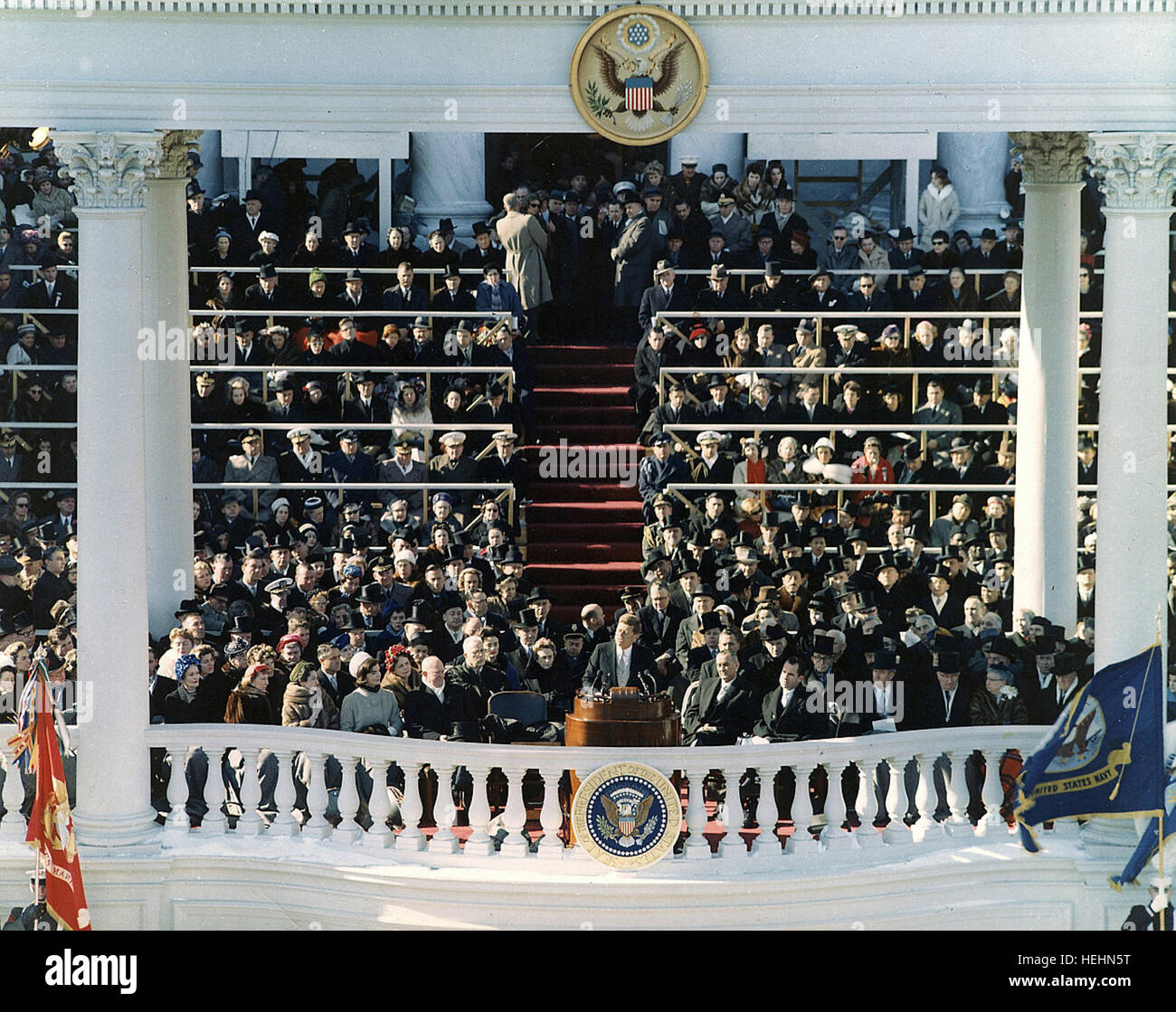 Antrittsrede von Kennedy, 35. Präsident der Vereinigten Staaten ...