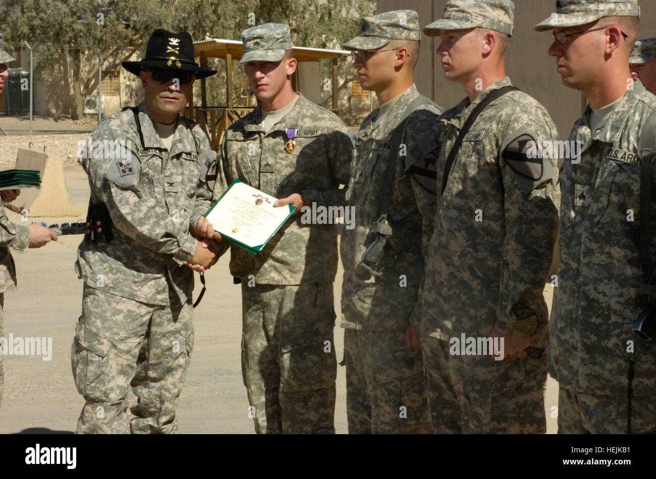 US-Armee 52522 Oberst Ryan Gonsalves, Brigade Kommandeur der 2. "Black ...