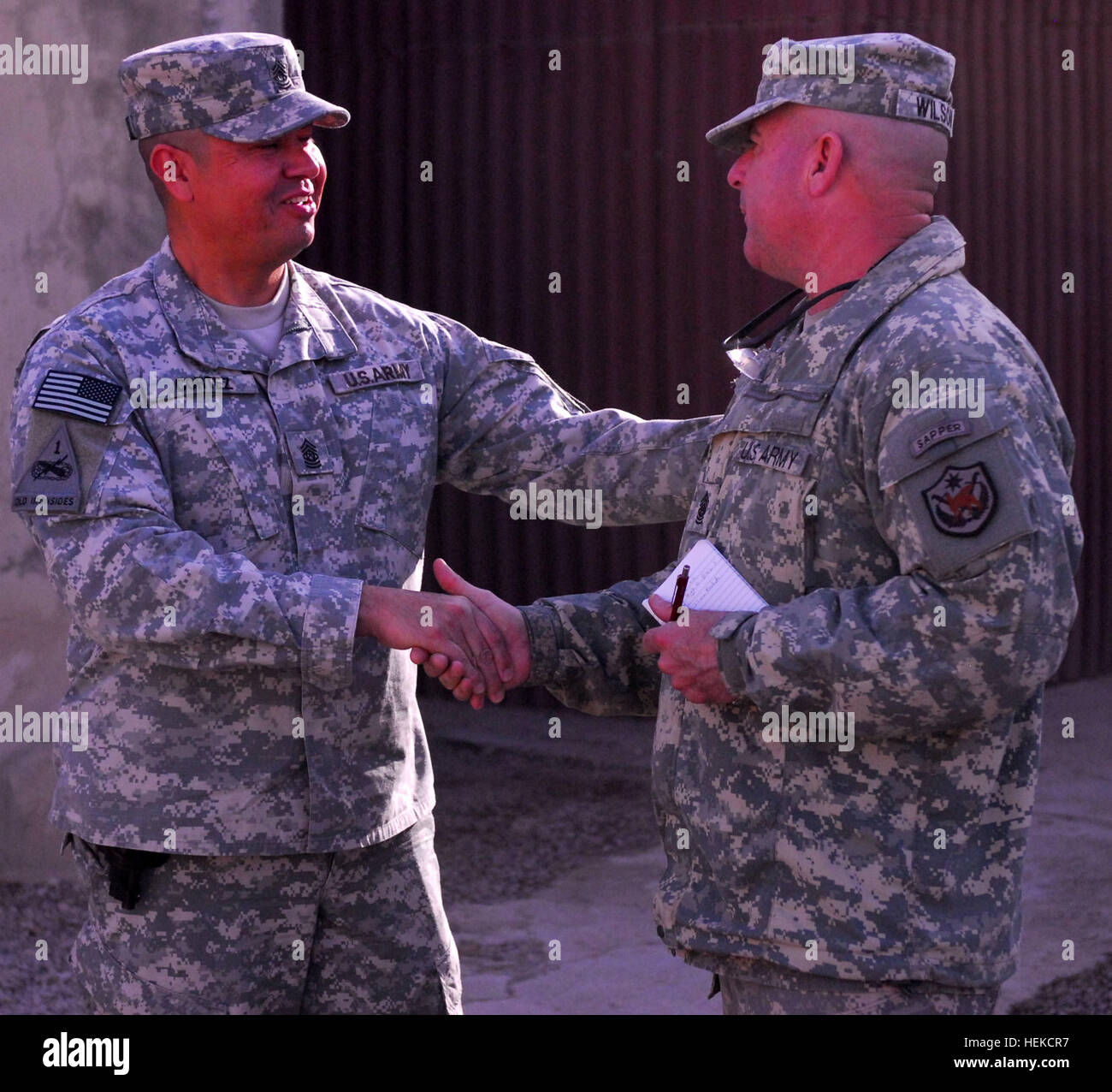 Command sergeant major of 2nd battalion -Fotos und -Bildmaterial in ...