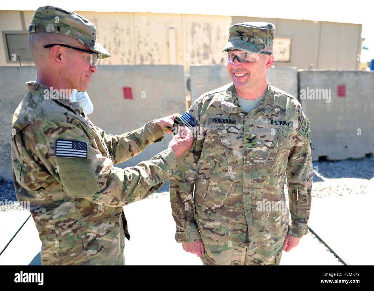 US Armee Oberst Val C. Keaveny Jr., Kommandant der 4th Brigade Combat ...