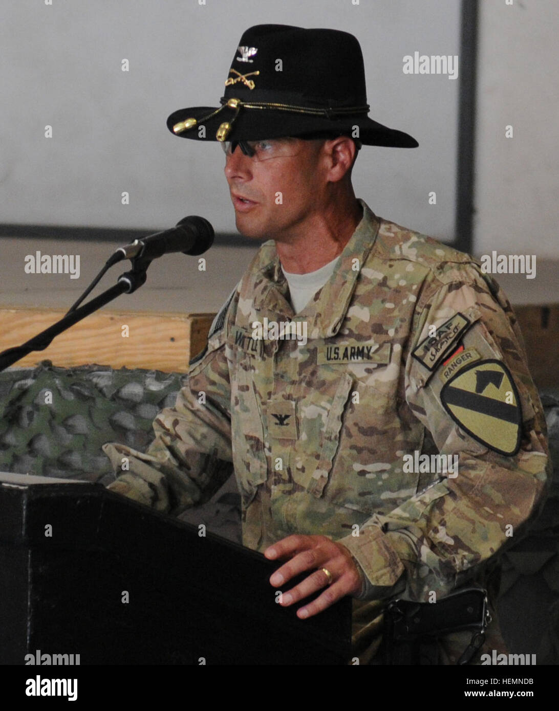 Armee Oberst Robert Whittle Jr., Kommandant, 2. "Black Jack" Brigade ...