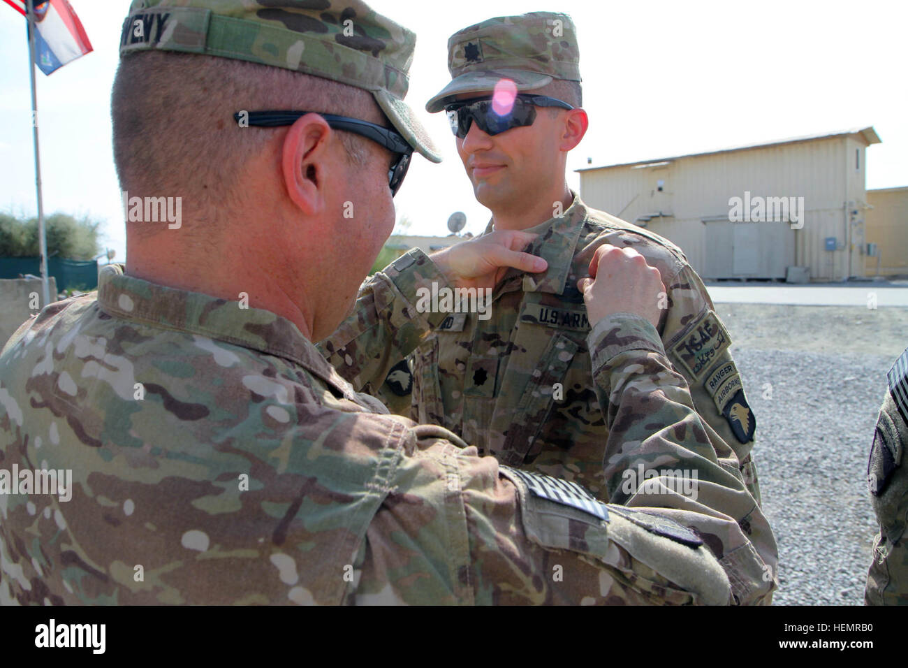 US Army Lieutenant Colonel Larry F. Dillard Jr., Kommandeur des 4 ...