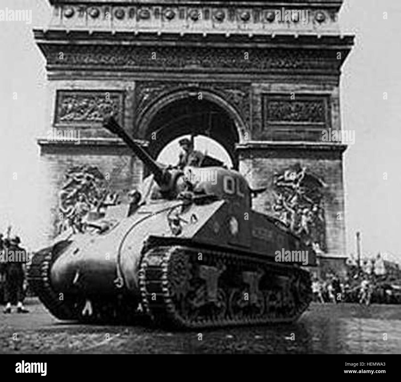 Sherman m4 tank Schwarzweiß-Stockfotos und -bilder - Alamy