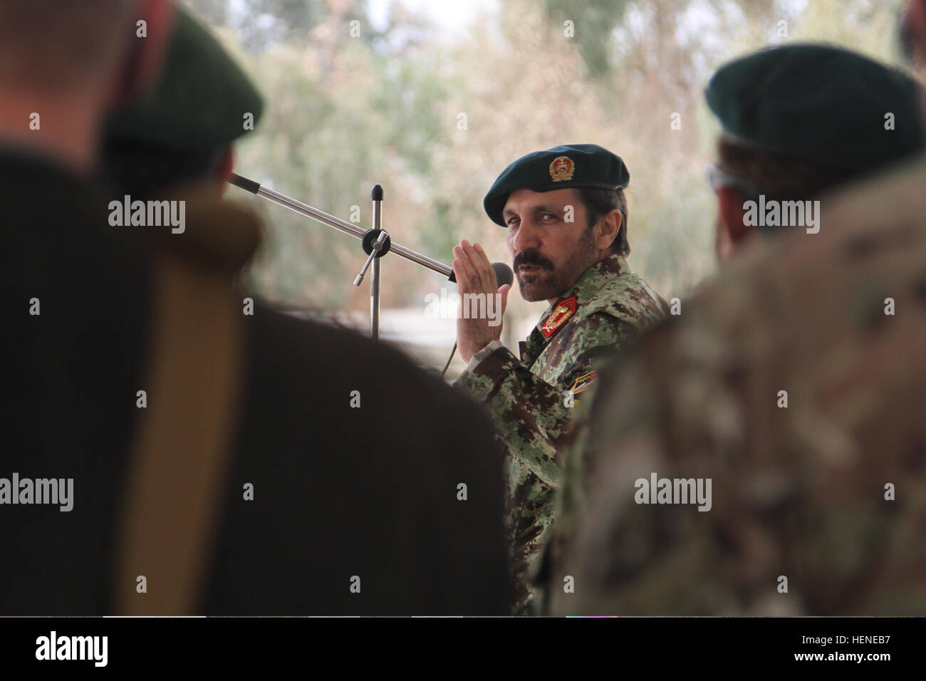 Major General Abdul Hamid, Kommandant, 205. Korps, Afghan National Army ...