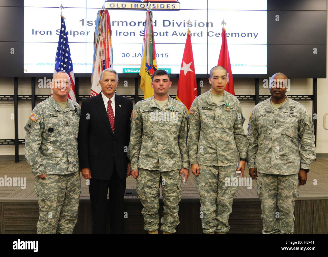 Command Sergeant Major Lance Lehr, 1. US-Panzerdivision und Fort Bliss ...