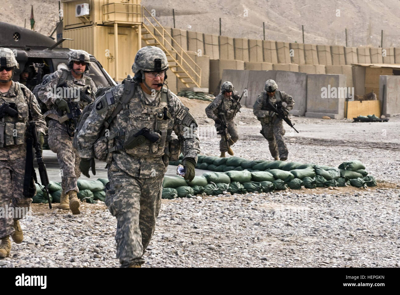 US Armee Generalmajor John F. Campbell, 101. US-Luftlandedivision und ...