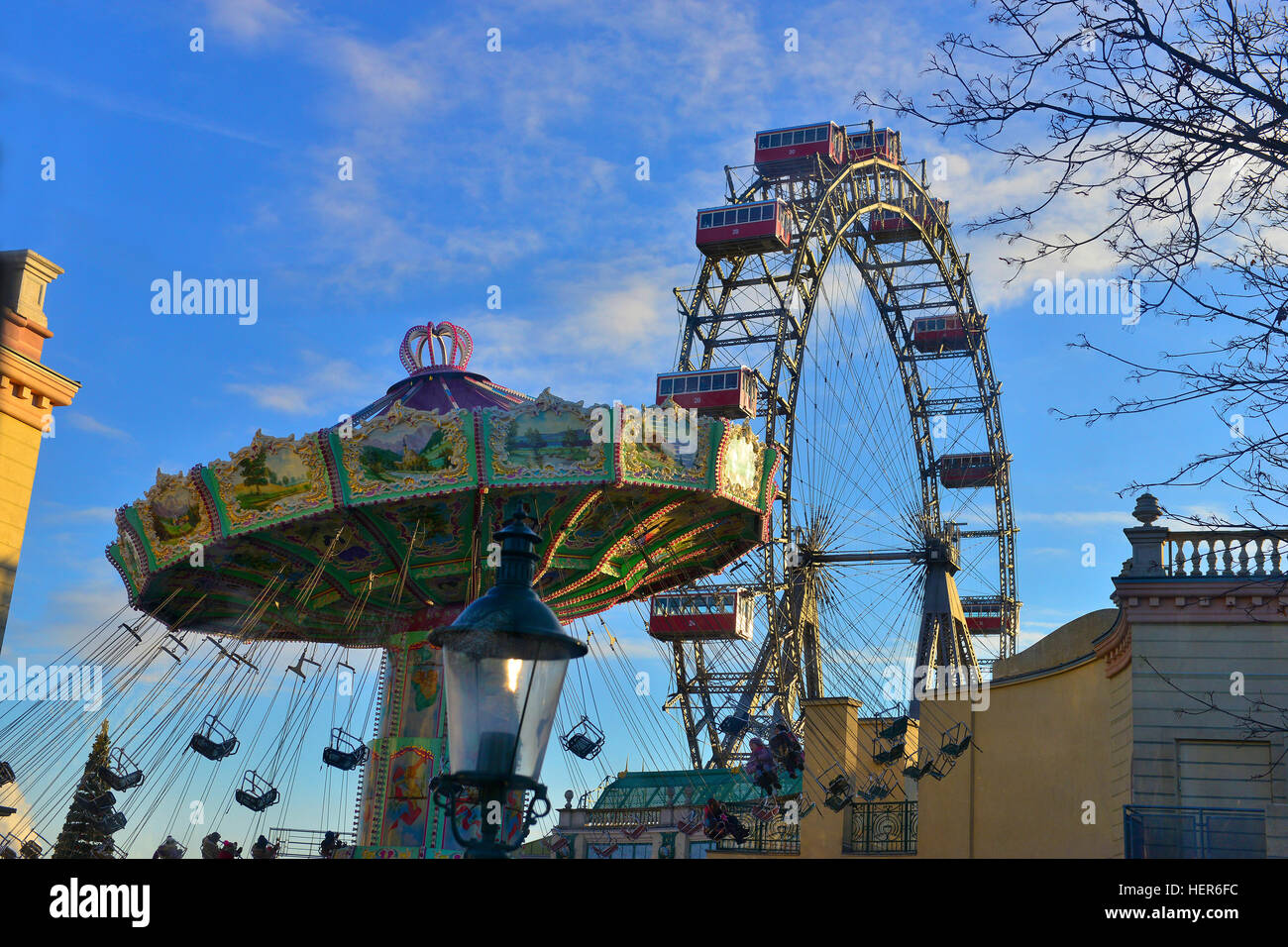 Prater Fairground Vienna Stockfotos und -bilder Kaufen - Alamy