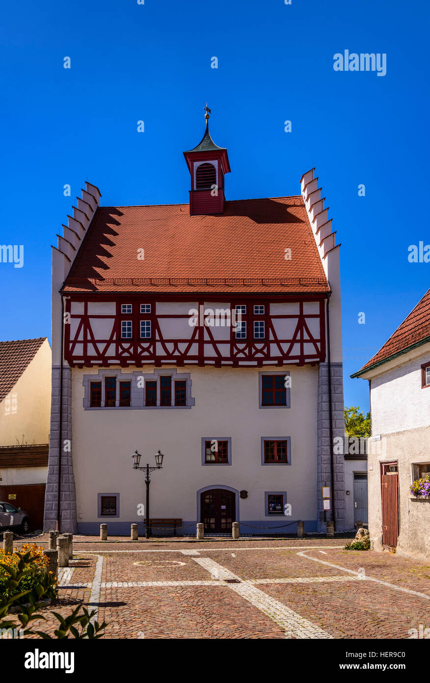 Deutschland, Baden-Württemberg, Schwäbische Alb, obere Donau-Tal ...