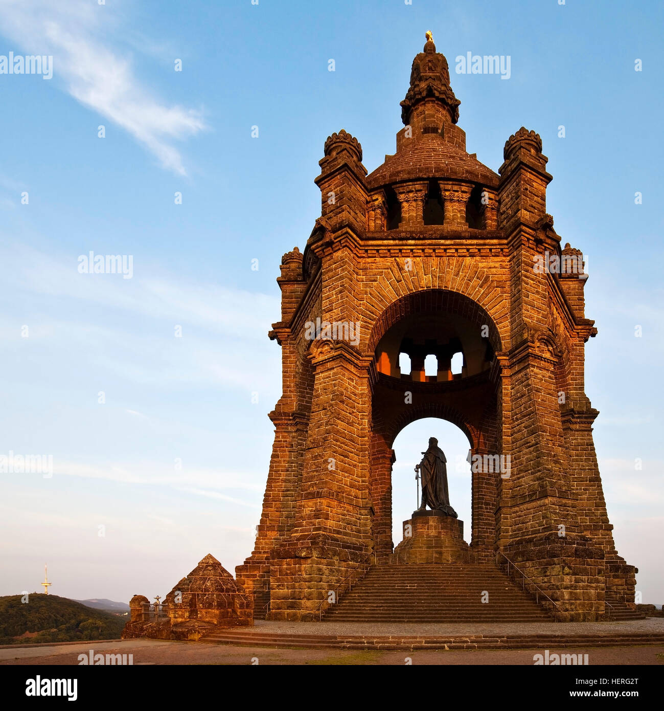 Kaiser-Wilhelm-Denkmal, Porta Westfalica, Tor, Westfalen, Nordrhein ...