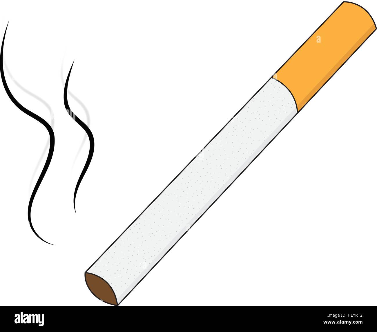 Cigarette illustration Stock-Vektorgrafiken kaufen - Alamy