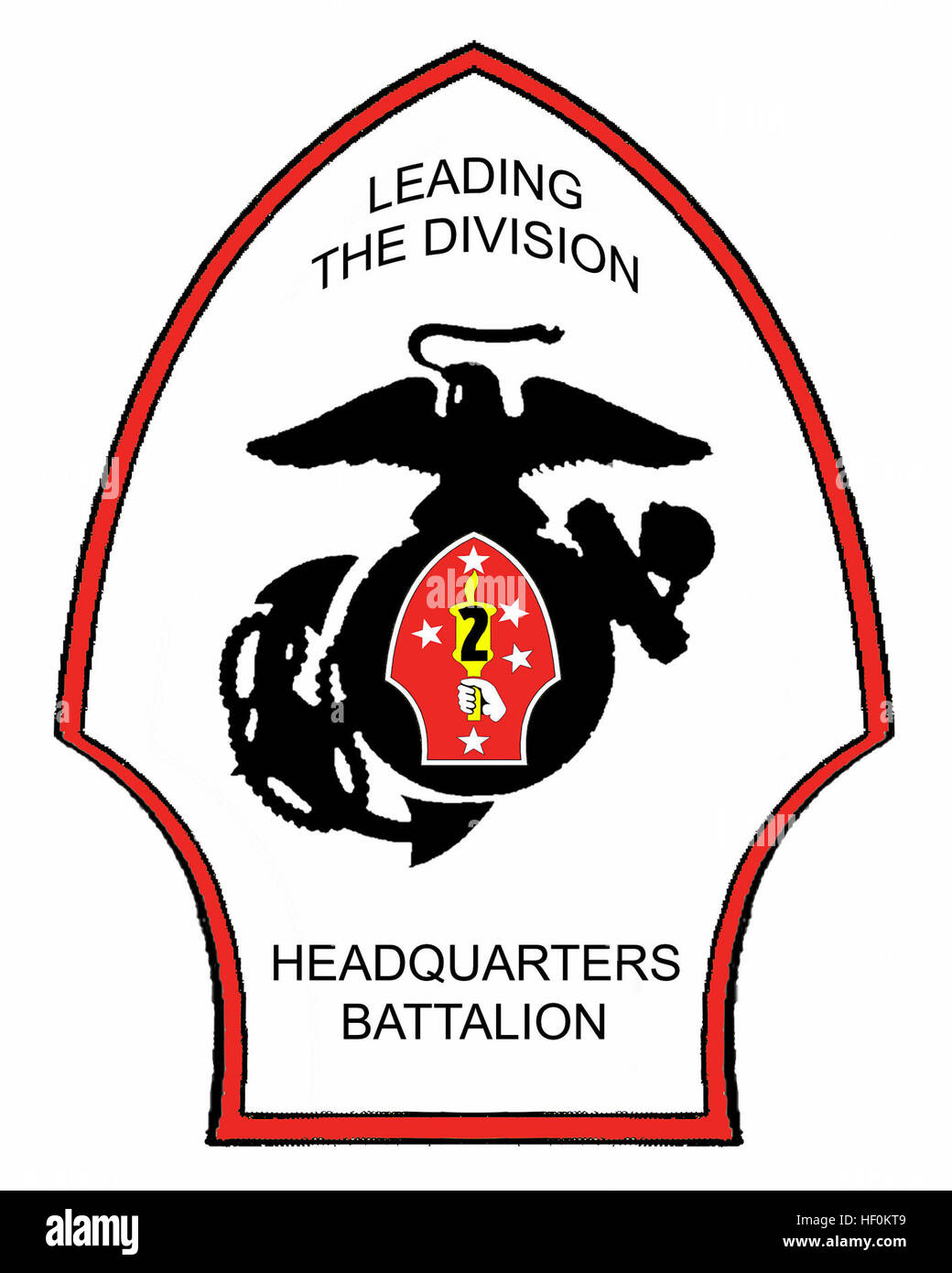 Offizielles Logo Hauptquartier Bataillon, 2 Marine Division. HQBN 2 ...