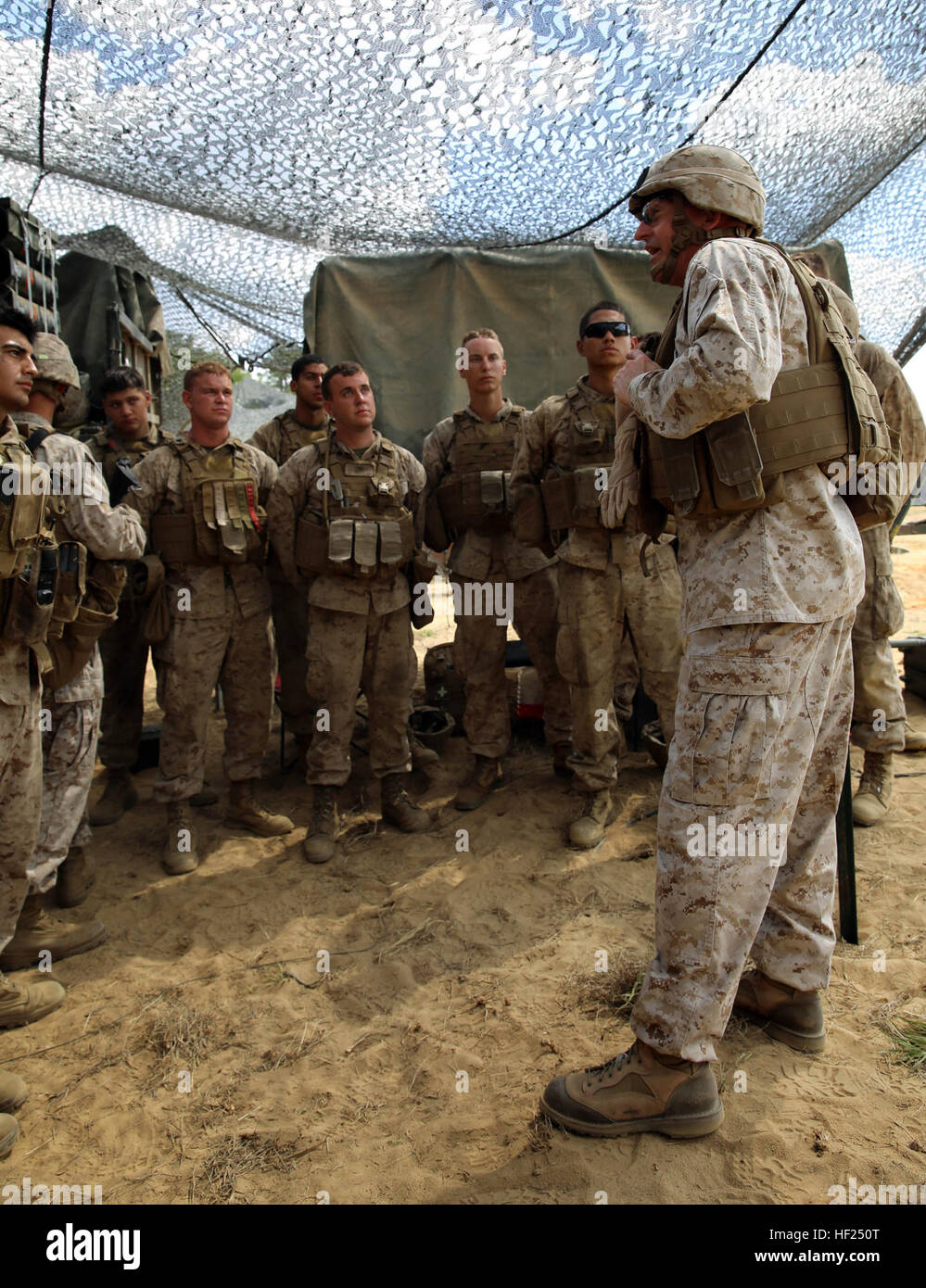 Brigadier General James Lukeman, Kommandierender general der 2. Marine ...