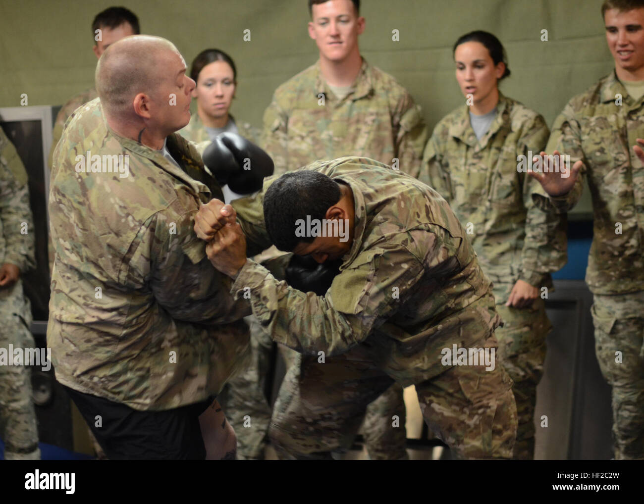 SPC. Jordan Thomas mit 1. Kavallerie-Abteilung Befehl Gruppe ...