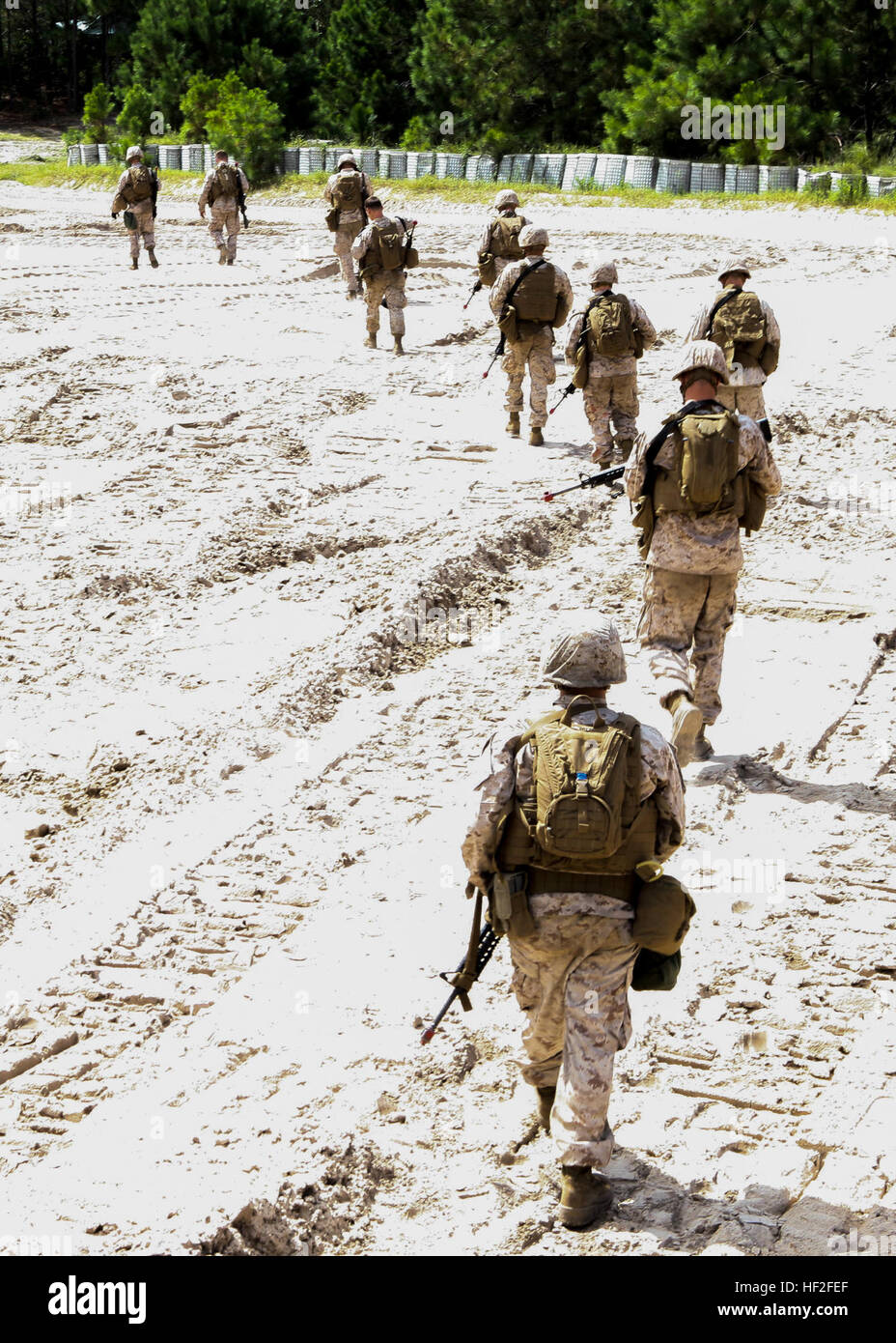 US-Marines mit Combat Logistik-Bataillon 6 (CLB-6) führen eine ...