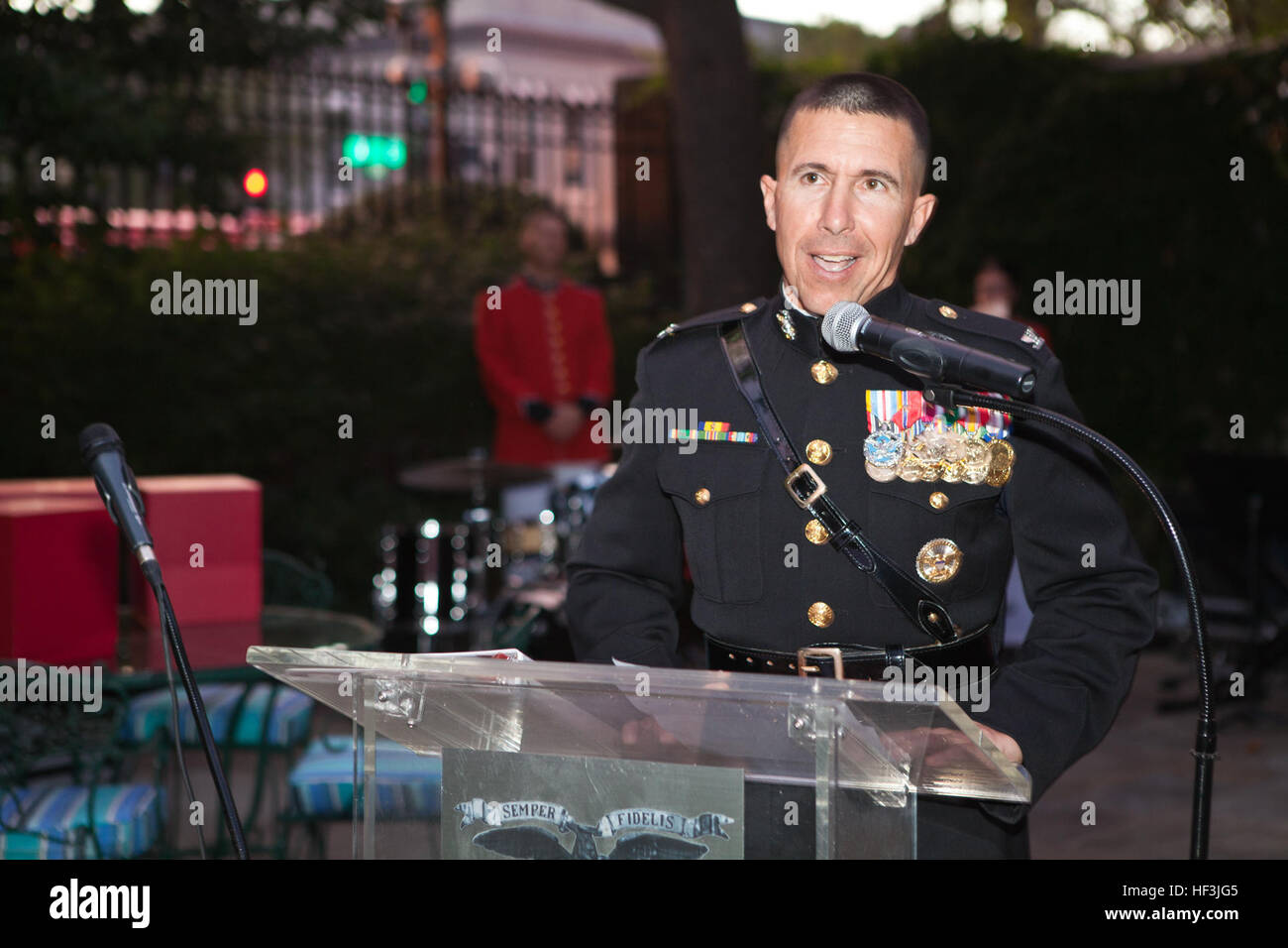 US Marine Corps Oberst Benjamin T. Watson, Kommandierender Offizier für ...