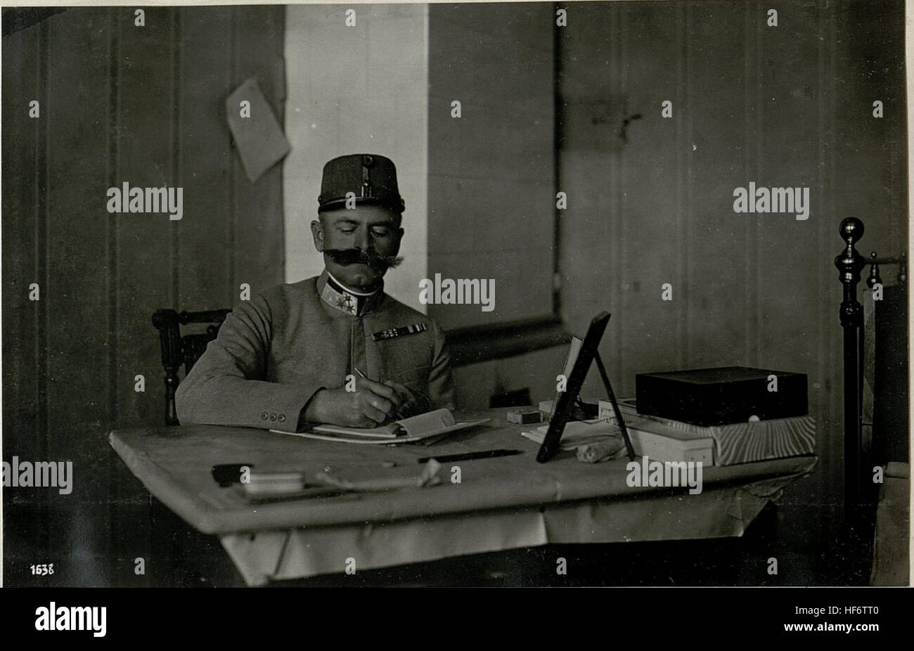 1. Weltkrieg, Europeana, Oberst Pohl, Kowel Kaserne, Offiziersschule, Militärvermessung, 1918 ...