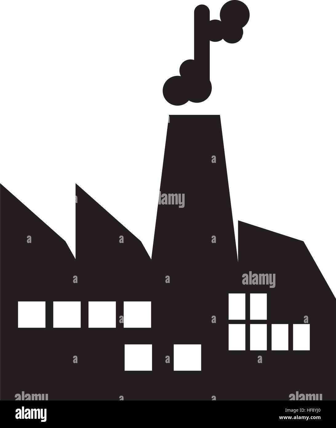 Industriebetrieb Symbol Symbol Vektor Illustration Grafik-design Stock ...