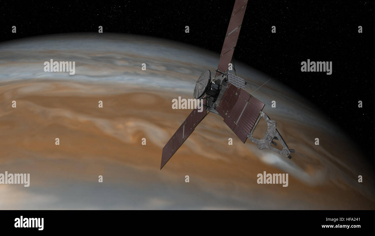 Die NASA-Raumsonde Juno überquert die Gravitationsgrenze zwischen ...