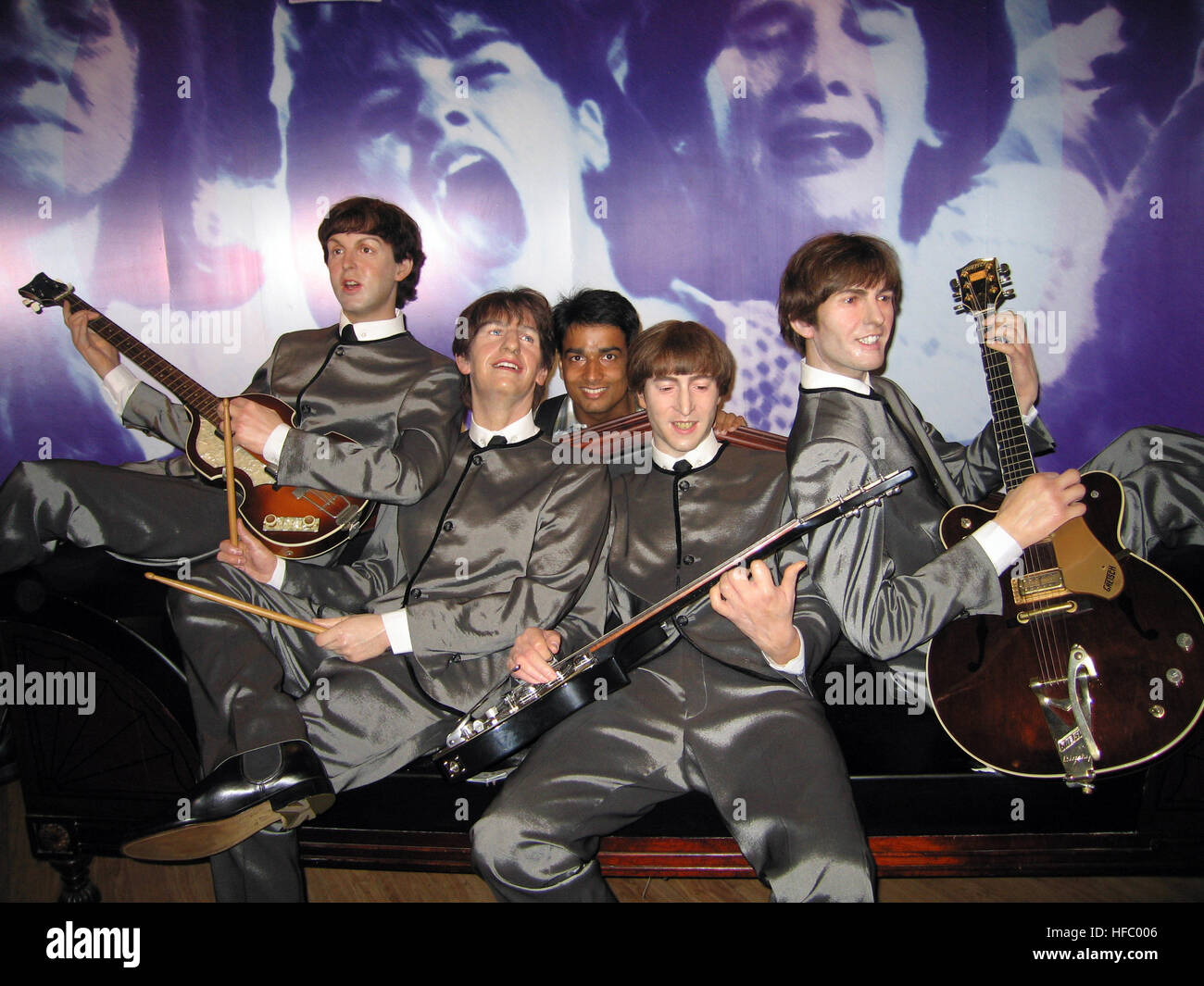 Beatles Wax Figures Madame Tussauds Stockfotos und -bilder Kaufen - Alamy