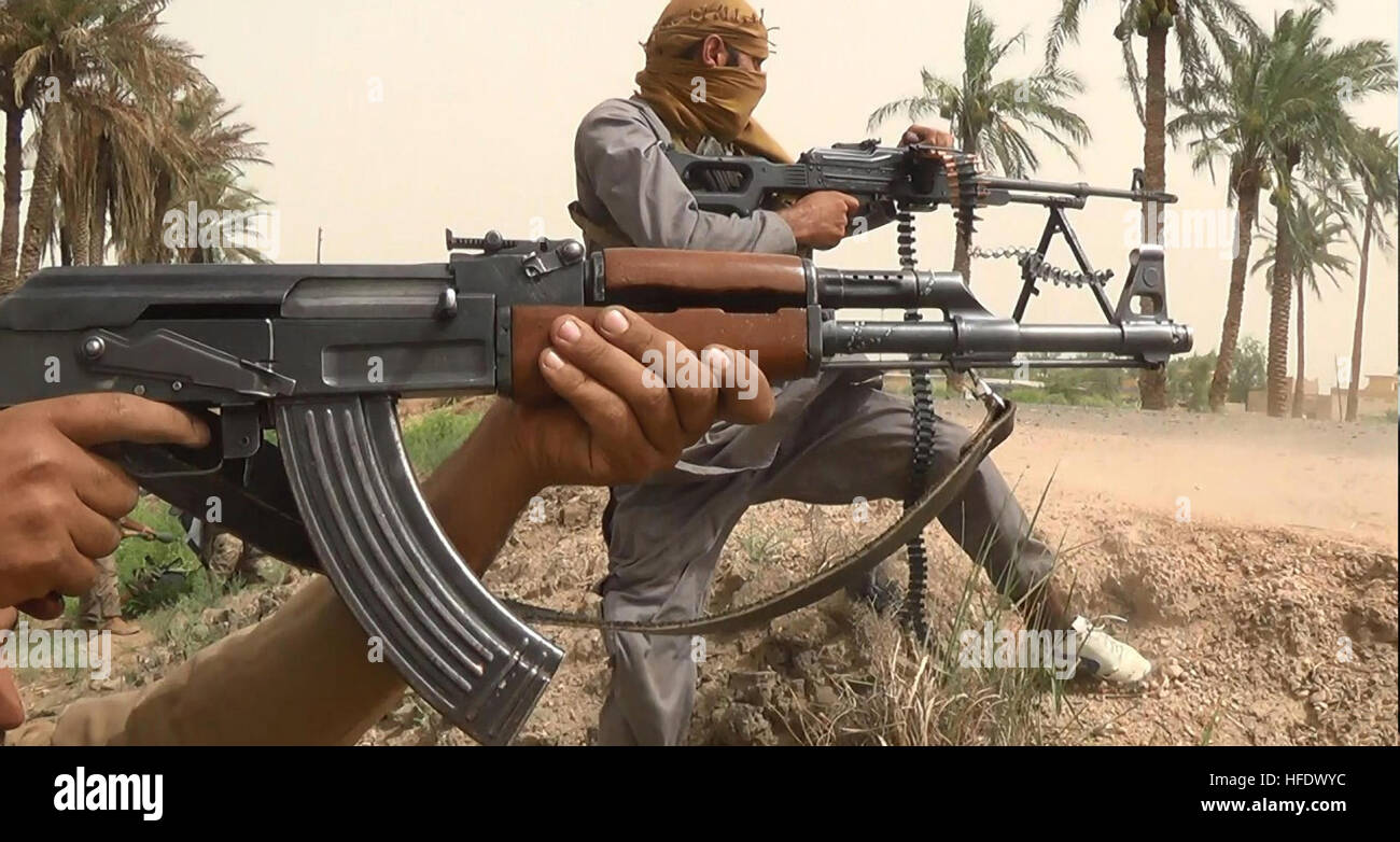 Standbild ein ISIS-Propaganda-video zeigt die islamischen Staat ...