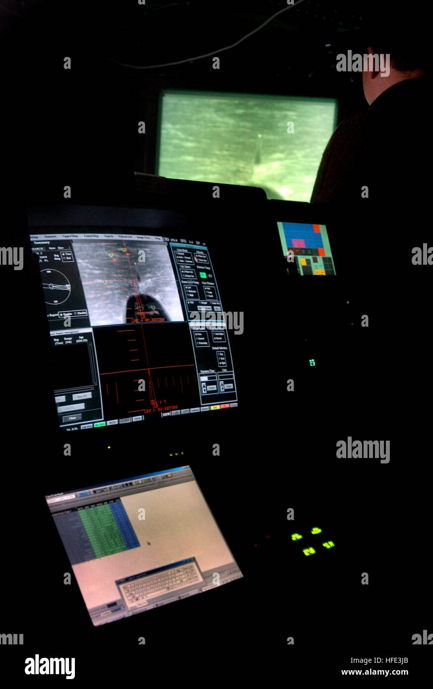 Submarine sonar screen -Fotos und -Bildmaterial in hoher Auflösung – Alamy