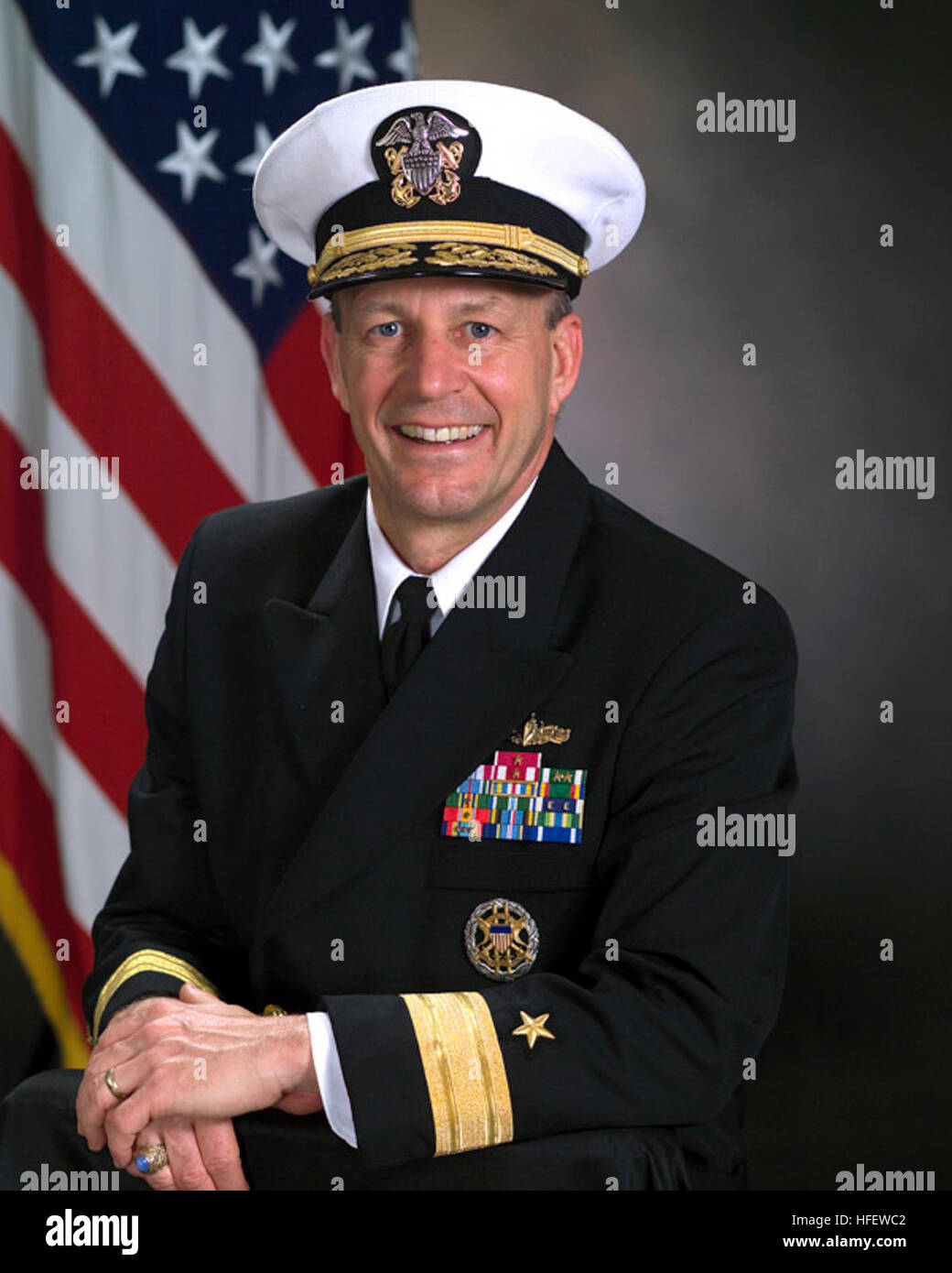 040811-N-0000 X-001 US Navy Datei Foto der U.S. Navy Rear Admiral ...