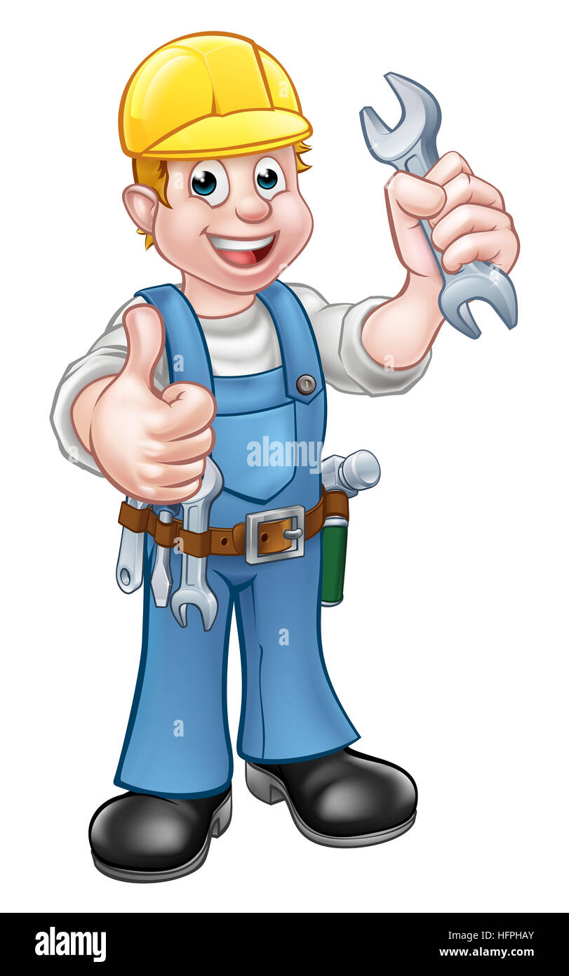 Cartoon handwerker -Fotos und -Bildmaterial in hoher Auflösung – Alamy