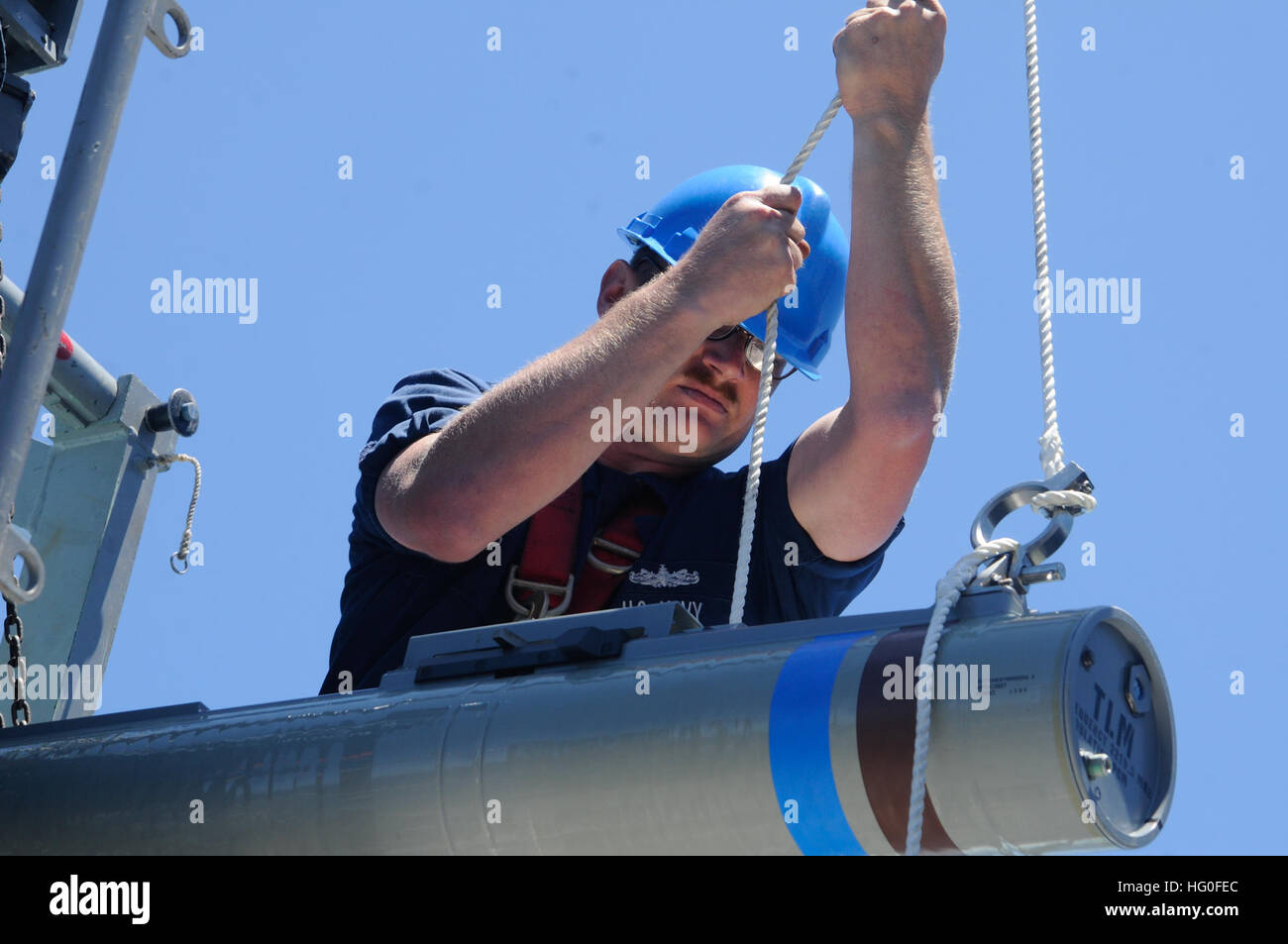 US Navy Feuer Controlman 1. Klasse Jack Kemp, CF Division auf ...
