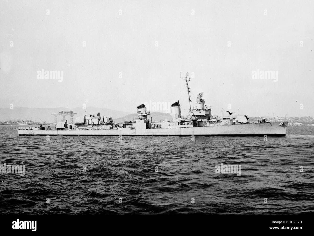 USS David W. Taylor (DD-551) aus der San Francisco Naval Shipyard auf ...