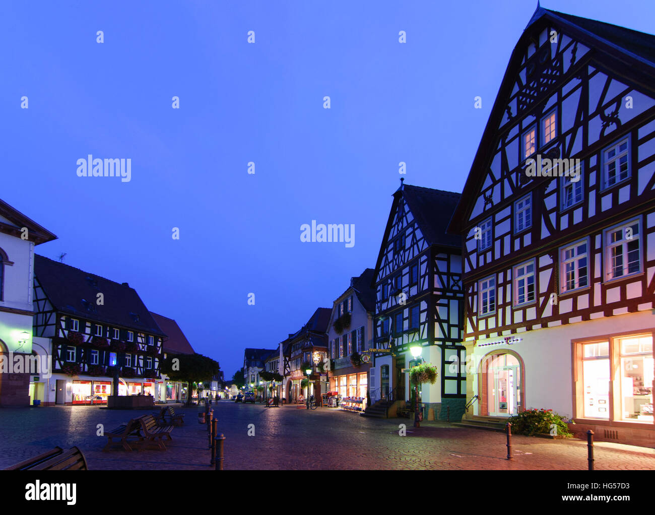 Seligenstadt: Marktplatz, Hessen, Hessen, Deutschland Stockfotografie ...
