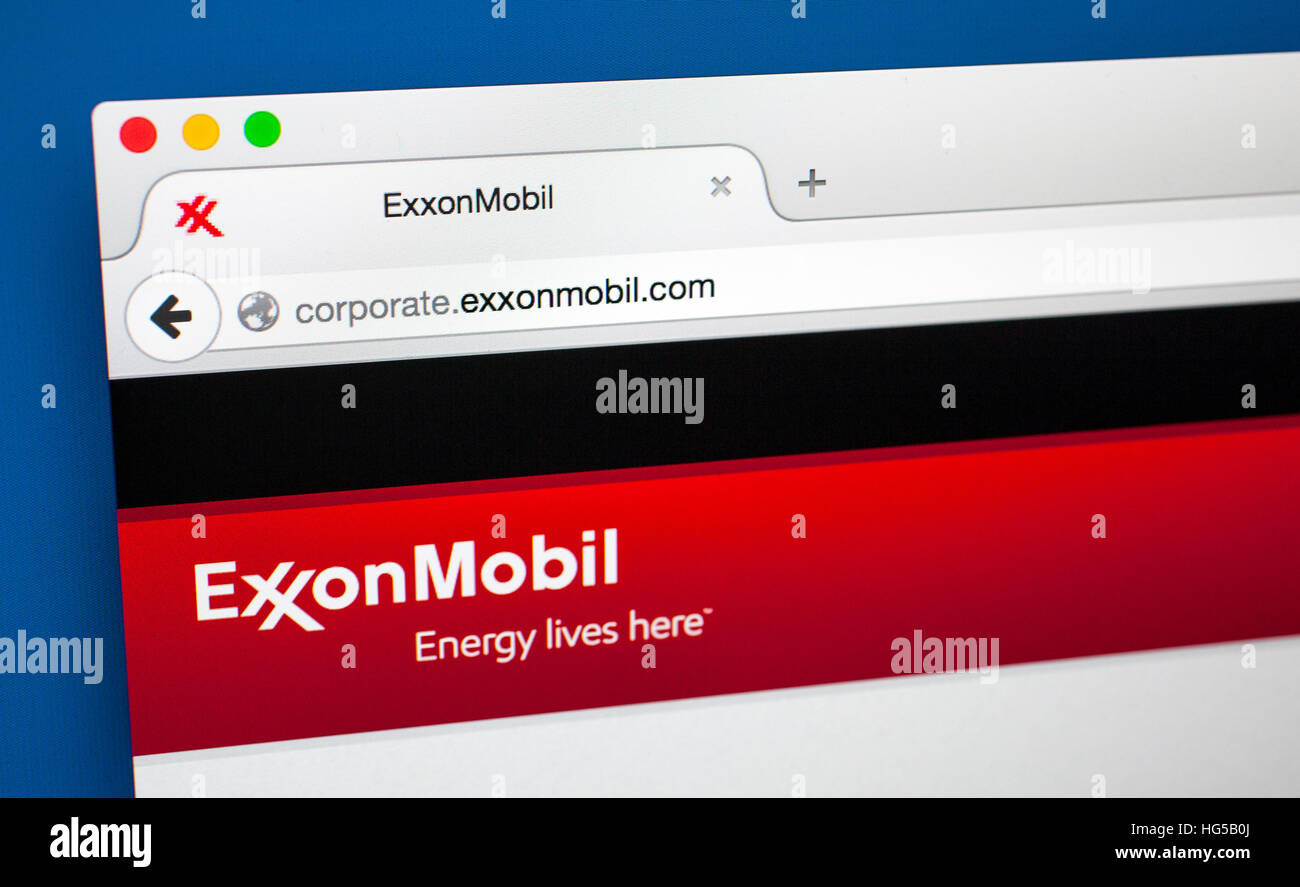 Exxonmobil Logo Stockfotos und -bilder Kaufen - Alamy