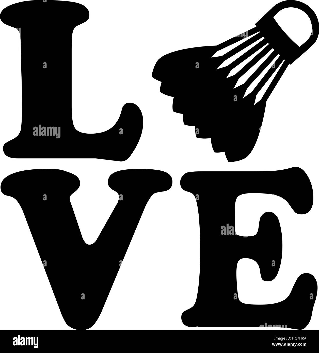 Badminton logo Stock-Vektorgrafiken kaufen - Alamy