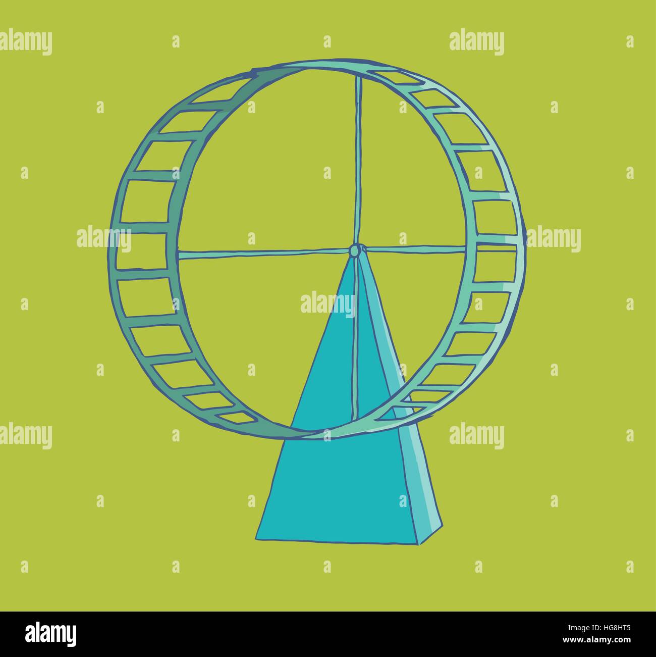 Hamster wheel illustration -Fotos und -Bildmaterial in hoher Auflösung ...