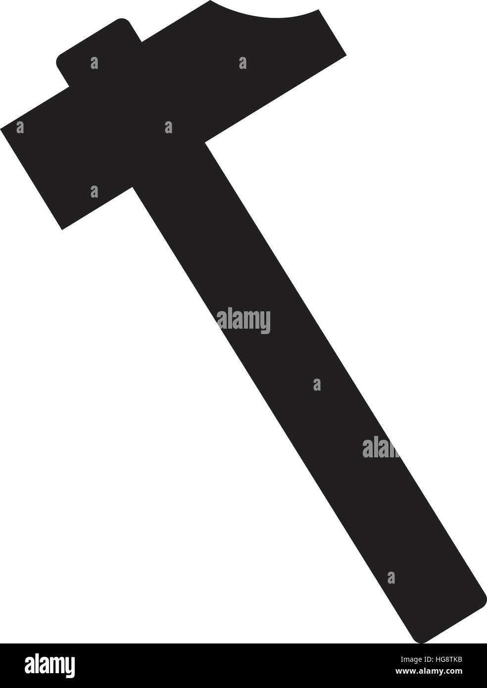 Hammer pictogram Stock-Vektorgrafiken kaufen - Alamy