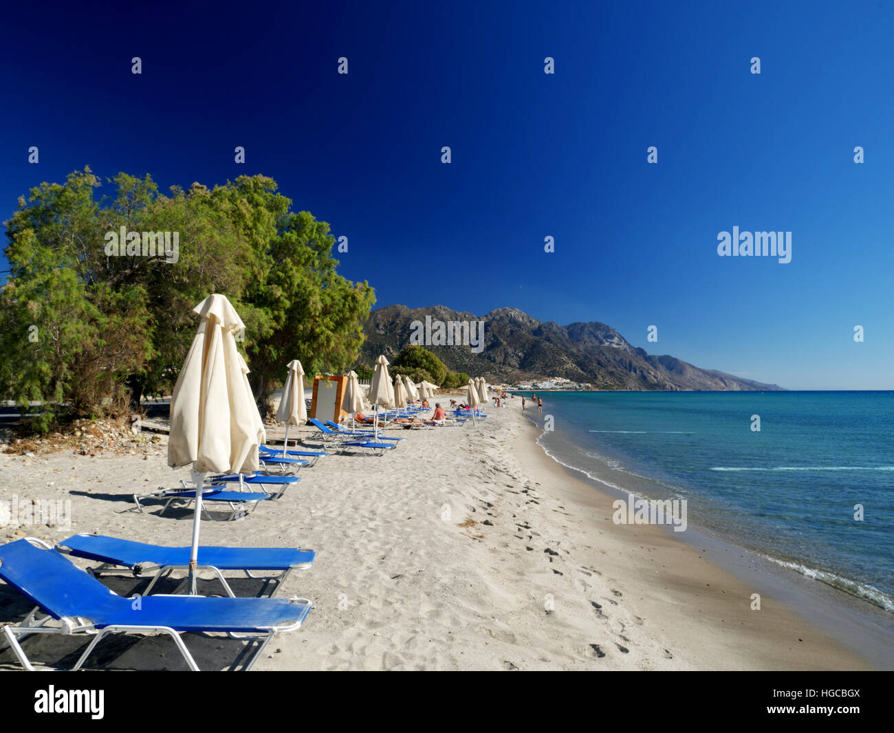 Strand in der Nähe von Kardamena, Kos, Griechenland Stockfotografie - Alamy