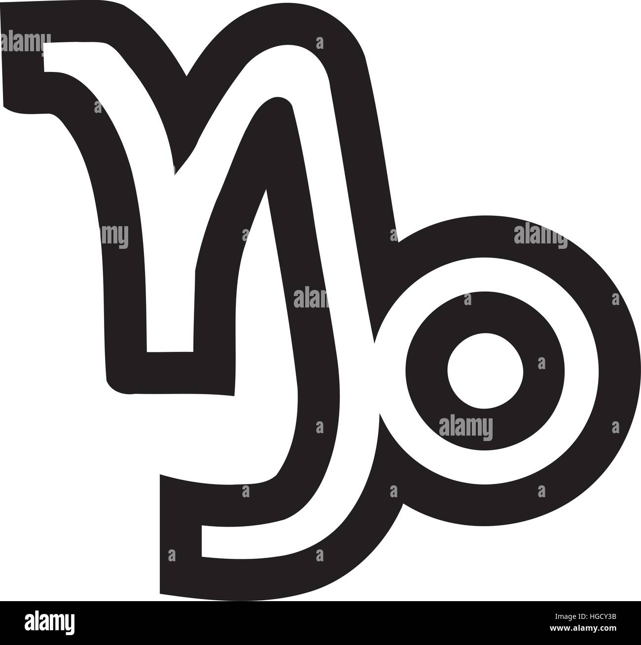 Steinbock logo Stock-Vektorgrafiken kaufen - Alamy