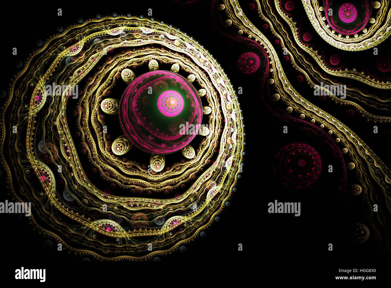 Fraktale Ornament. Fraktale Kunst. Fractal Designs. Abstrakte artwork ...