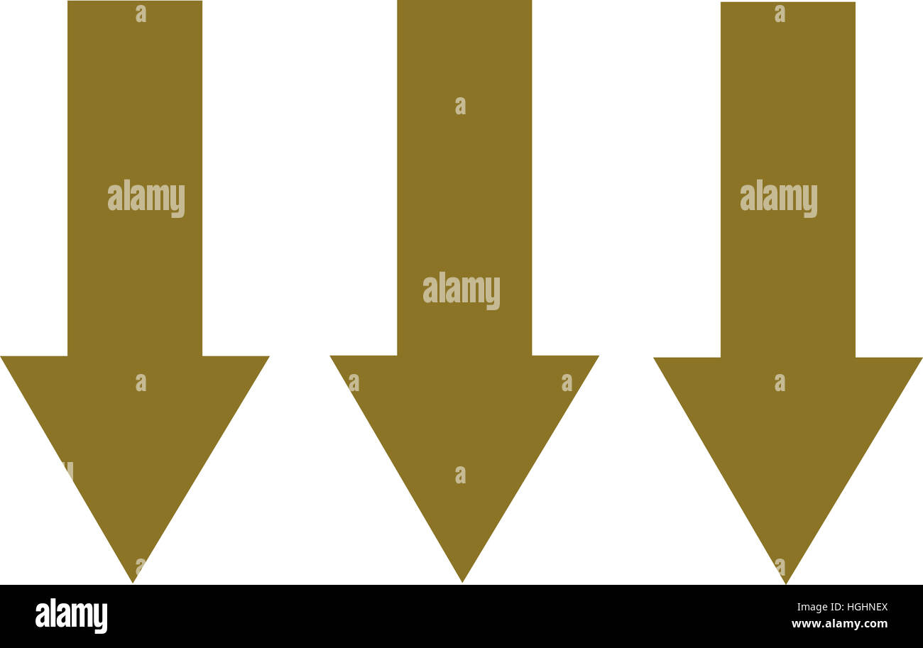 Pfeile Nach Unten Stockfotos und -bilder Kaufen - Alamy