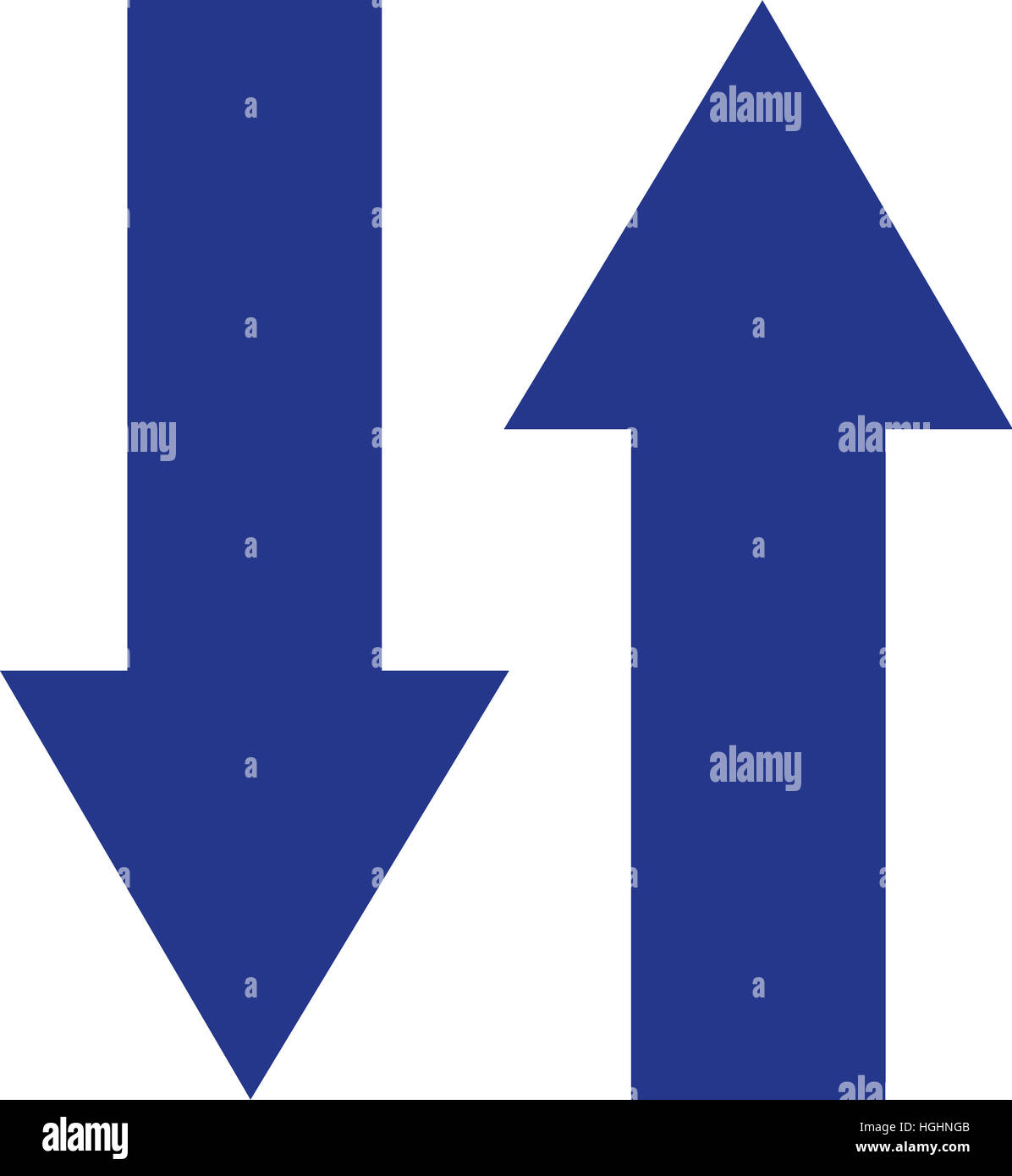 Up down arrow -Fotos und -Bildmaterial in hoher Auflösung – Alamy