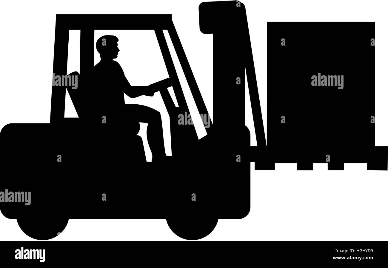 Gabelstapler piktogramm -Fotos und -Bildmaterial in hoher Auflösung – Alamy