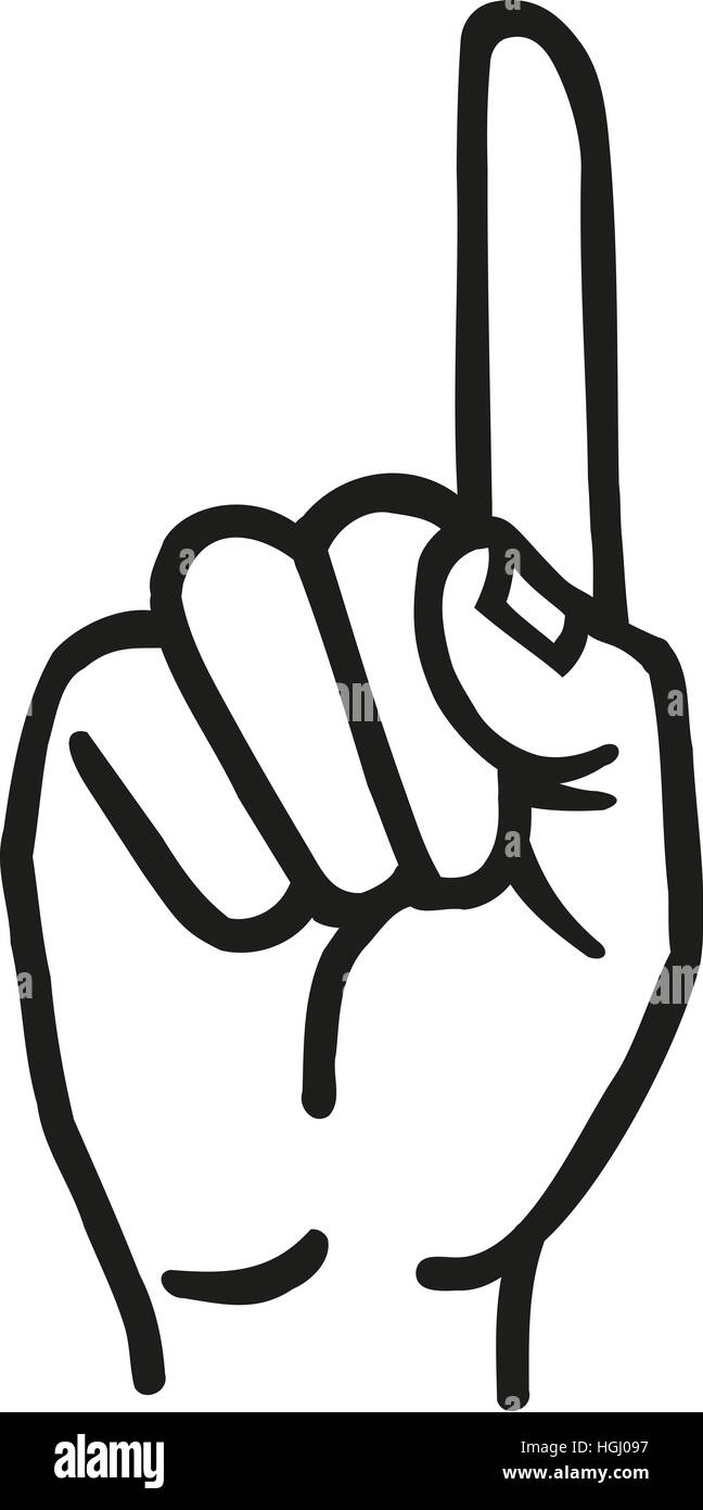 Zeigefinger Symbol Stockfotos und -bilder Kaufen - Alamy