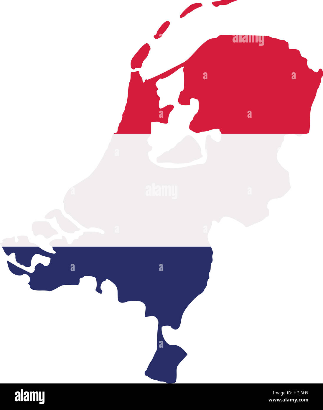 Niederlande country map -Fotos und -Bildmaterial in hoher Auflösung – Alamy