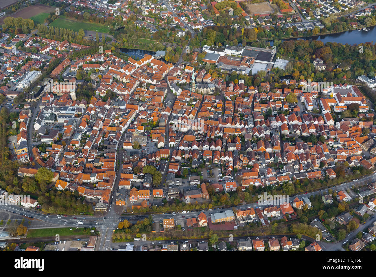 überblick über die stadt warendorf -Fotos und -Bildmaterial in hoher ...