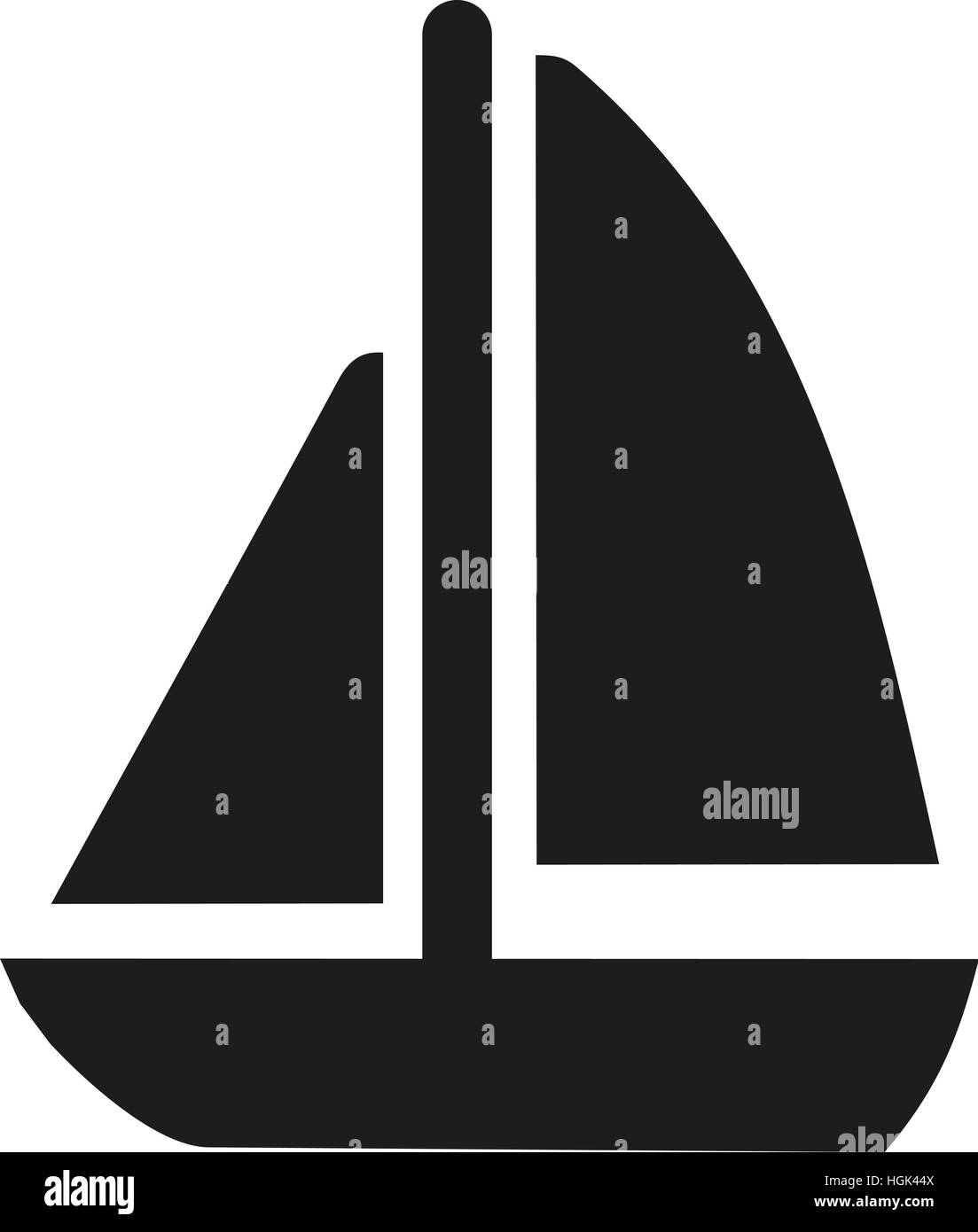 Segelboot symbol -Fotos und -Bildmaterial in hoher Auflösung – Alamy