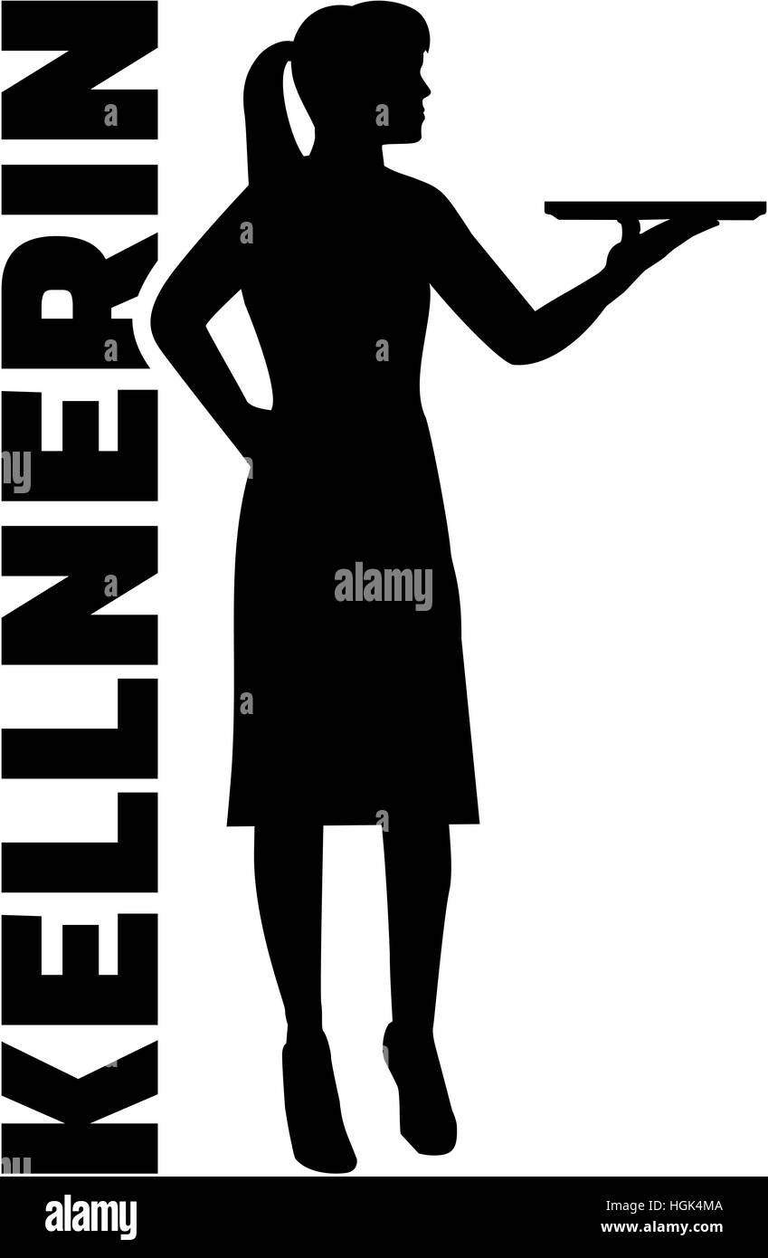 Kellnerin silhouette -Fotos und -Bildmaterial in hoher Auflösung – Alamy
