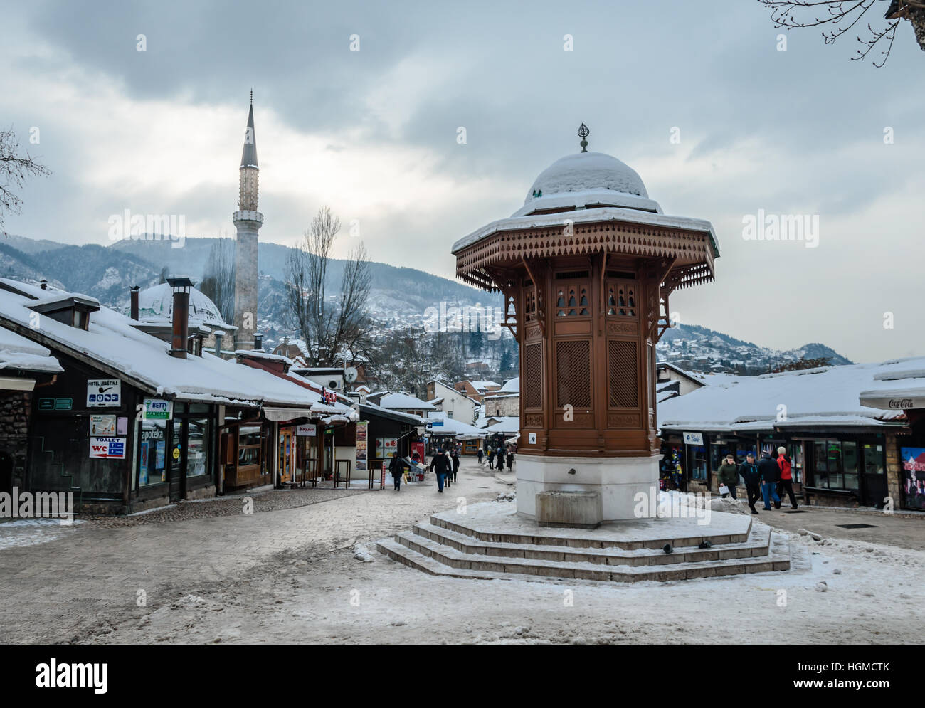 Sarajevo in winter bosnia herzegovina -Fotos und -Bildmaterial in hoher ...