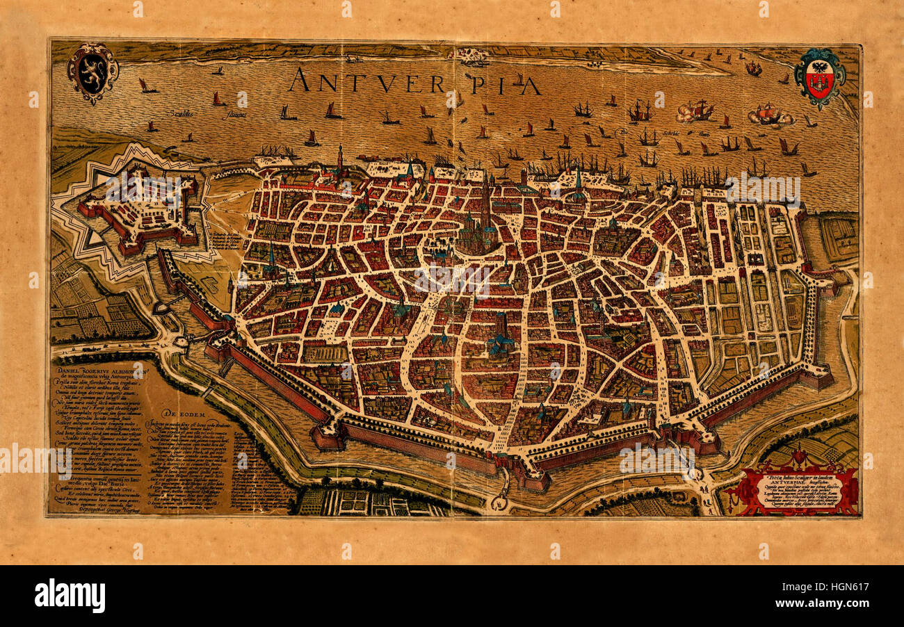 Antwerp map -Fotos und -Bildmaterial in hoher Auflösung – Alamy