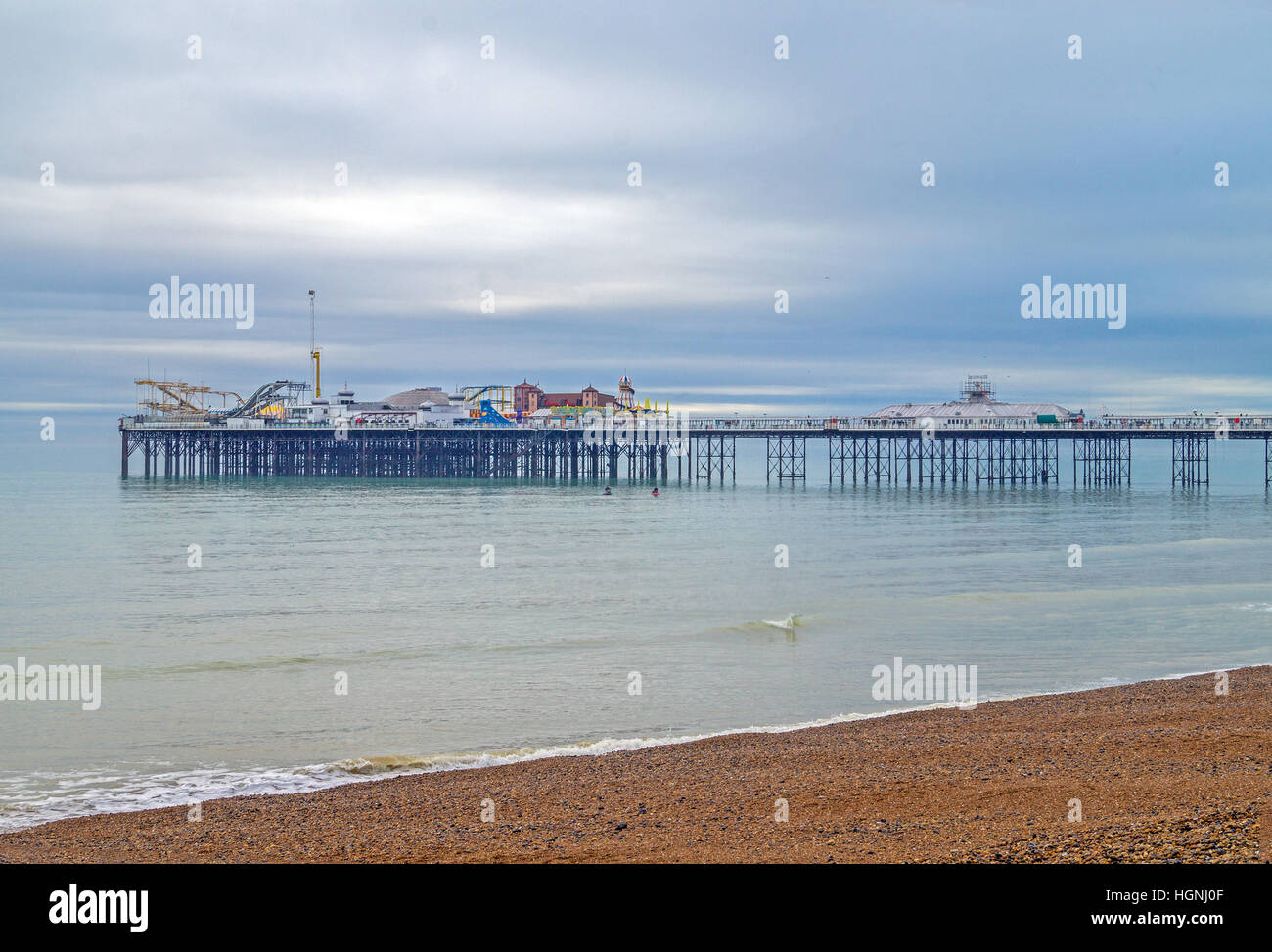 Brighton Pier Funfair Stockfotos und -bilder Kaufen - Alamy